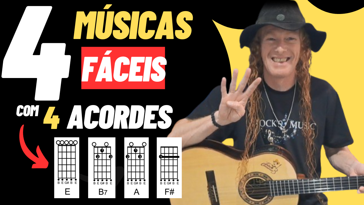 4 MÚSICAS FÁCEIS NA VIOLA CAIPIRA